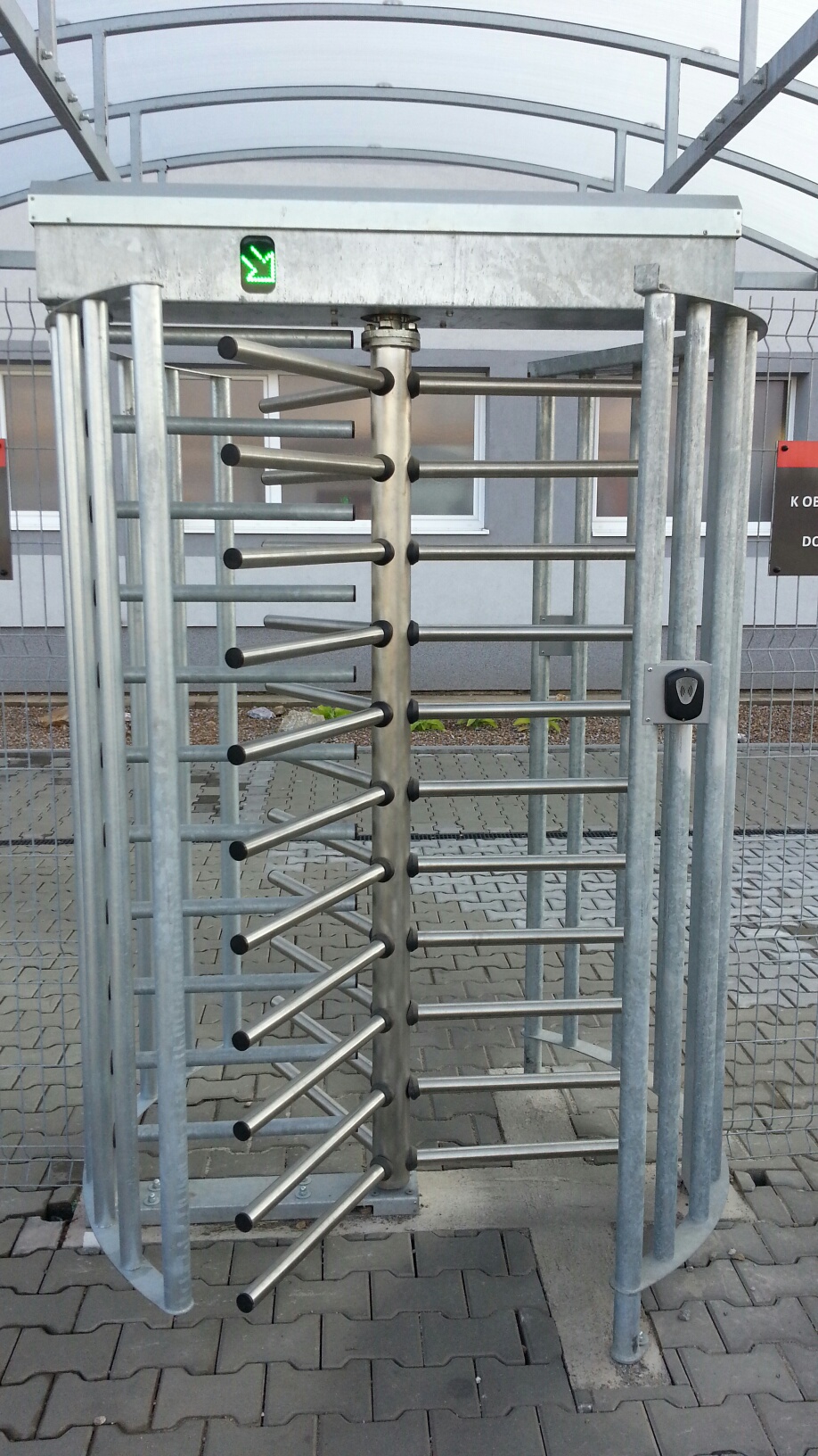 Full height turnstiles | AS Parking - Car Park Technology